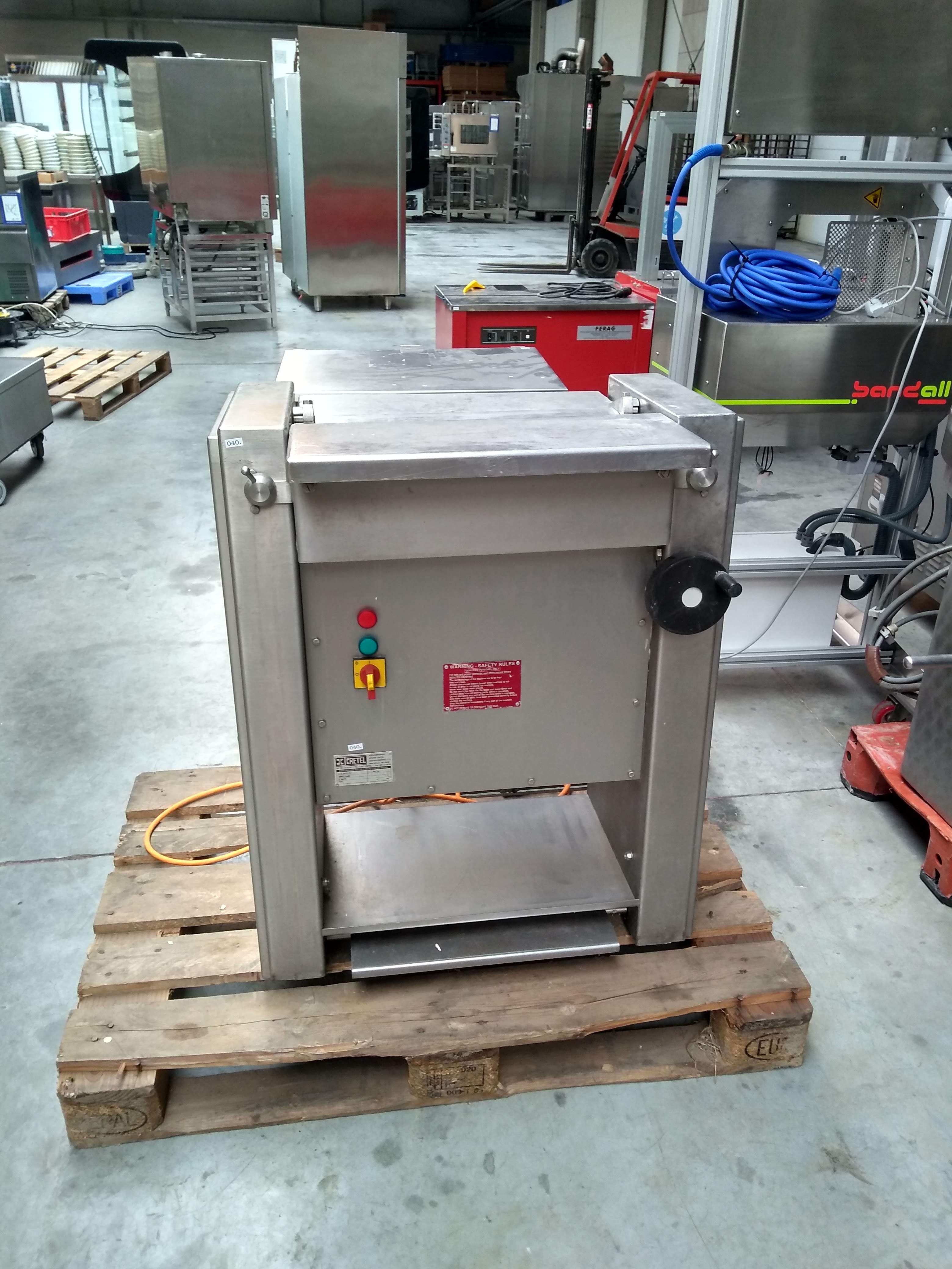 Découenneuse Cretel occasion inox J 46 R | Bart Rotsaert Machinery