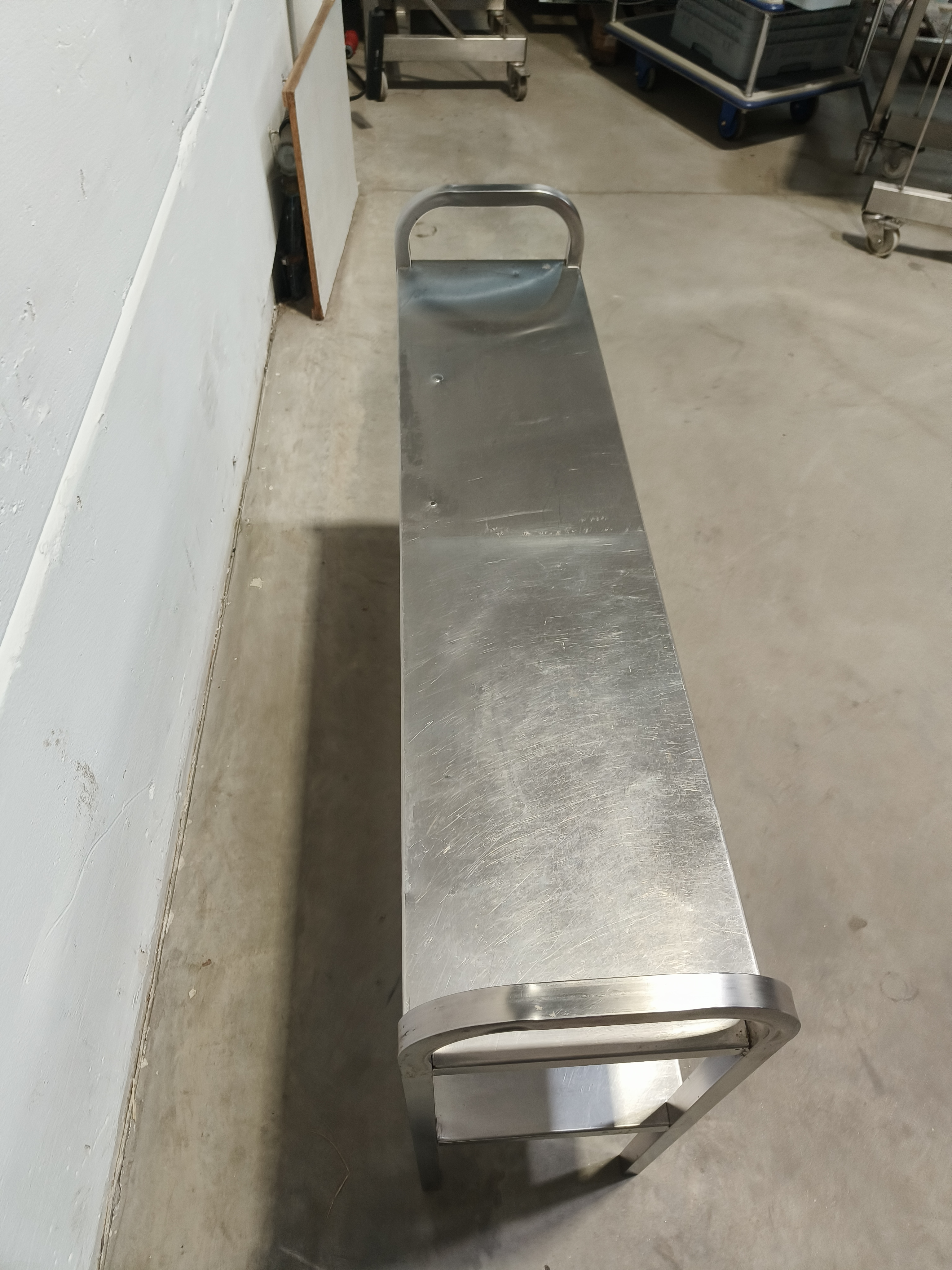 Stainless steel chef's rack - 120x30x80 cm For sale used second hand ...