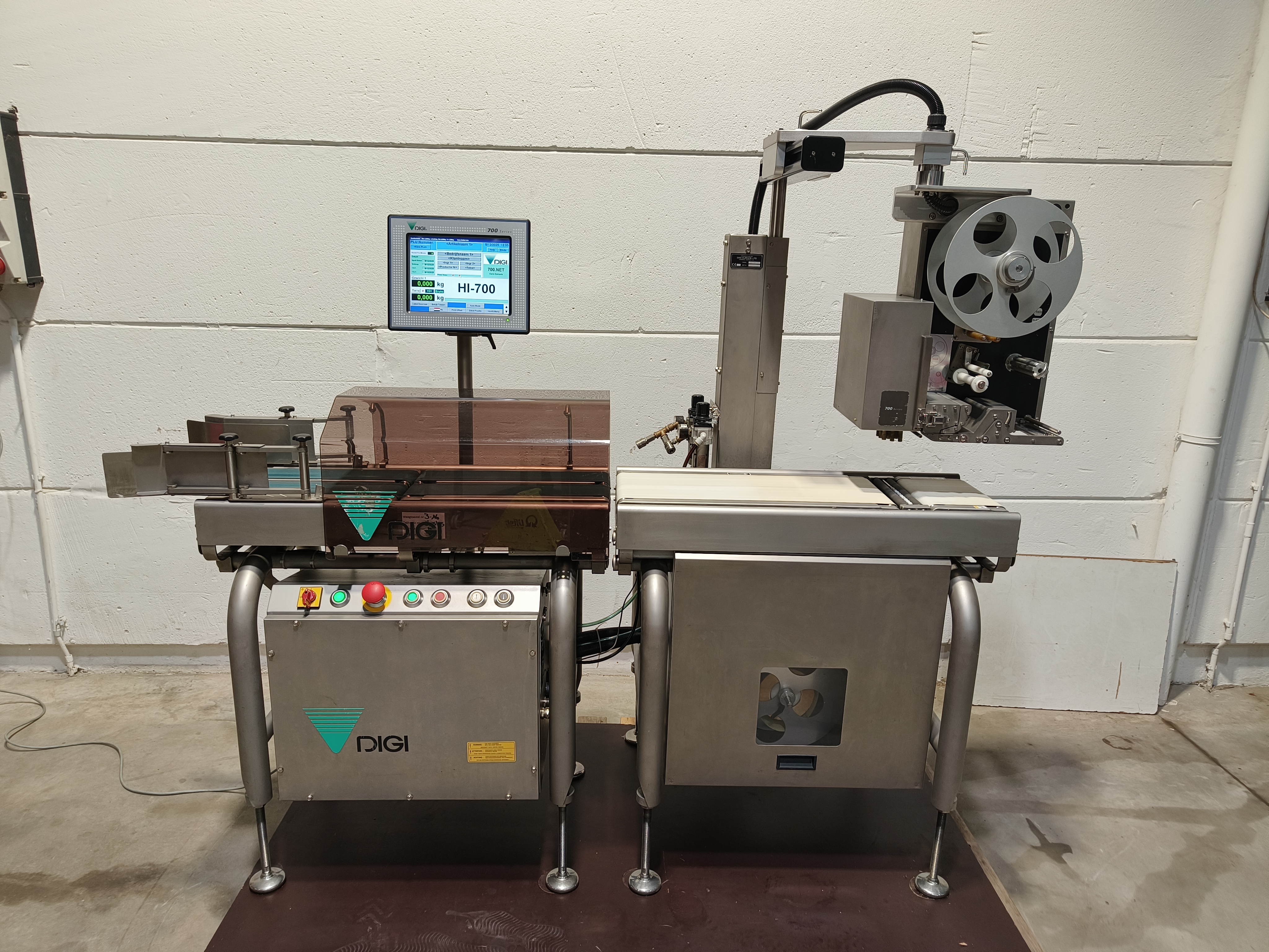 Digi High Speed Dynamic Weigh Price Labeller HI-700, LAB SHN 700 ...