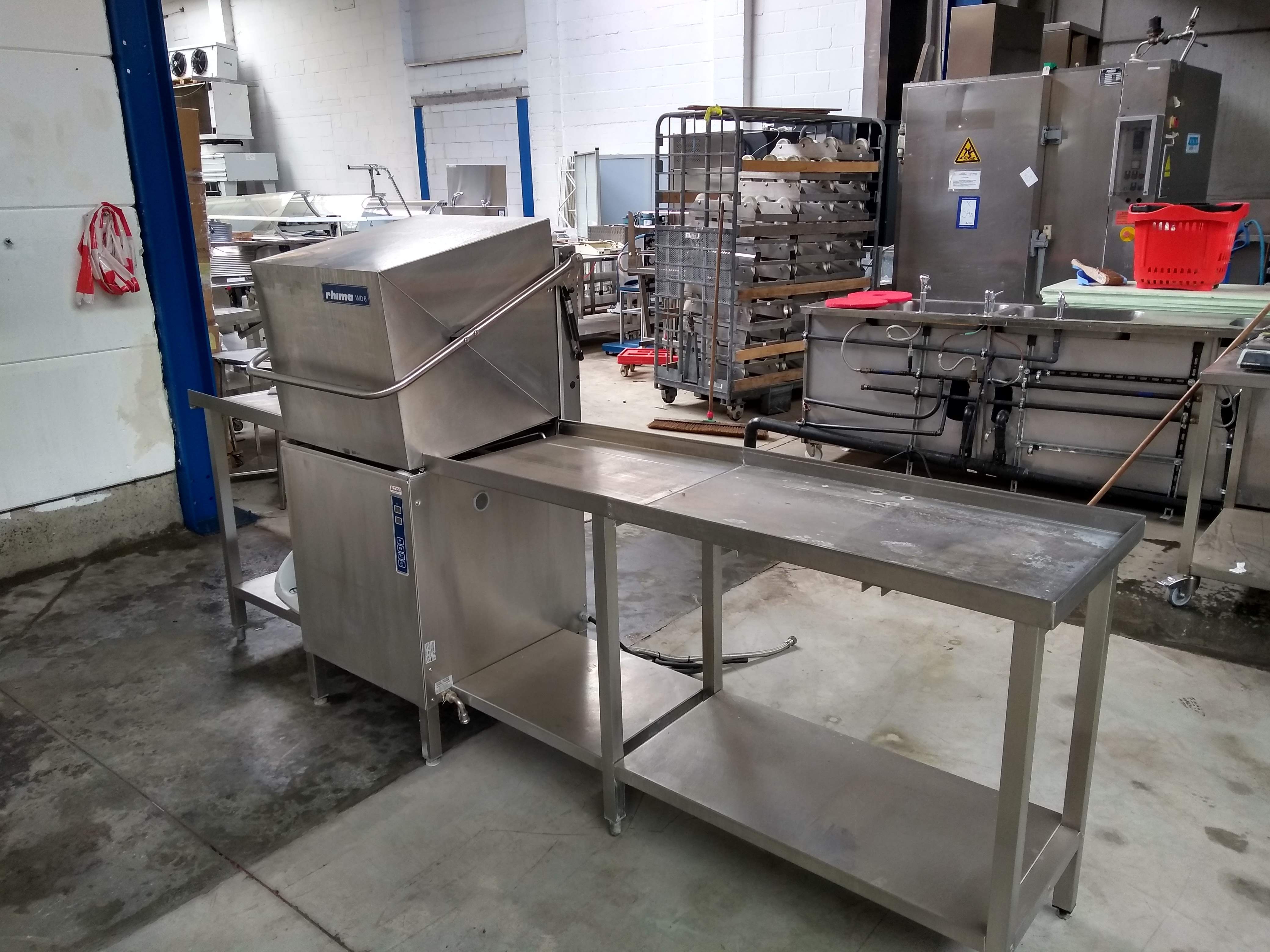 Lave vaisselle Rhima WD-6 machine a lavage occasion industrielle | Bart ...