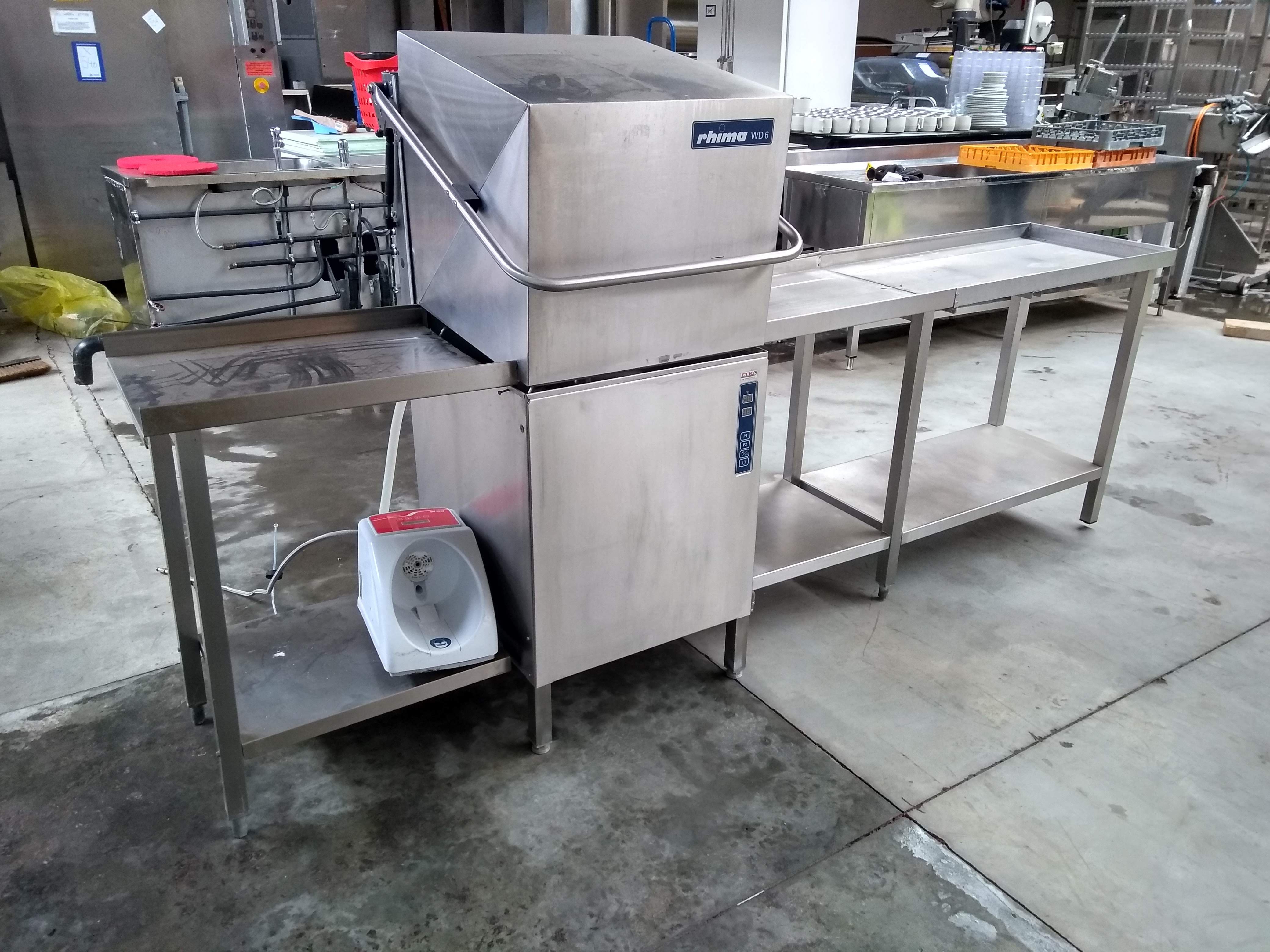 Lave vaisselle Rhima WD-6 machine a lavage occasion industrielle | Bart ...