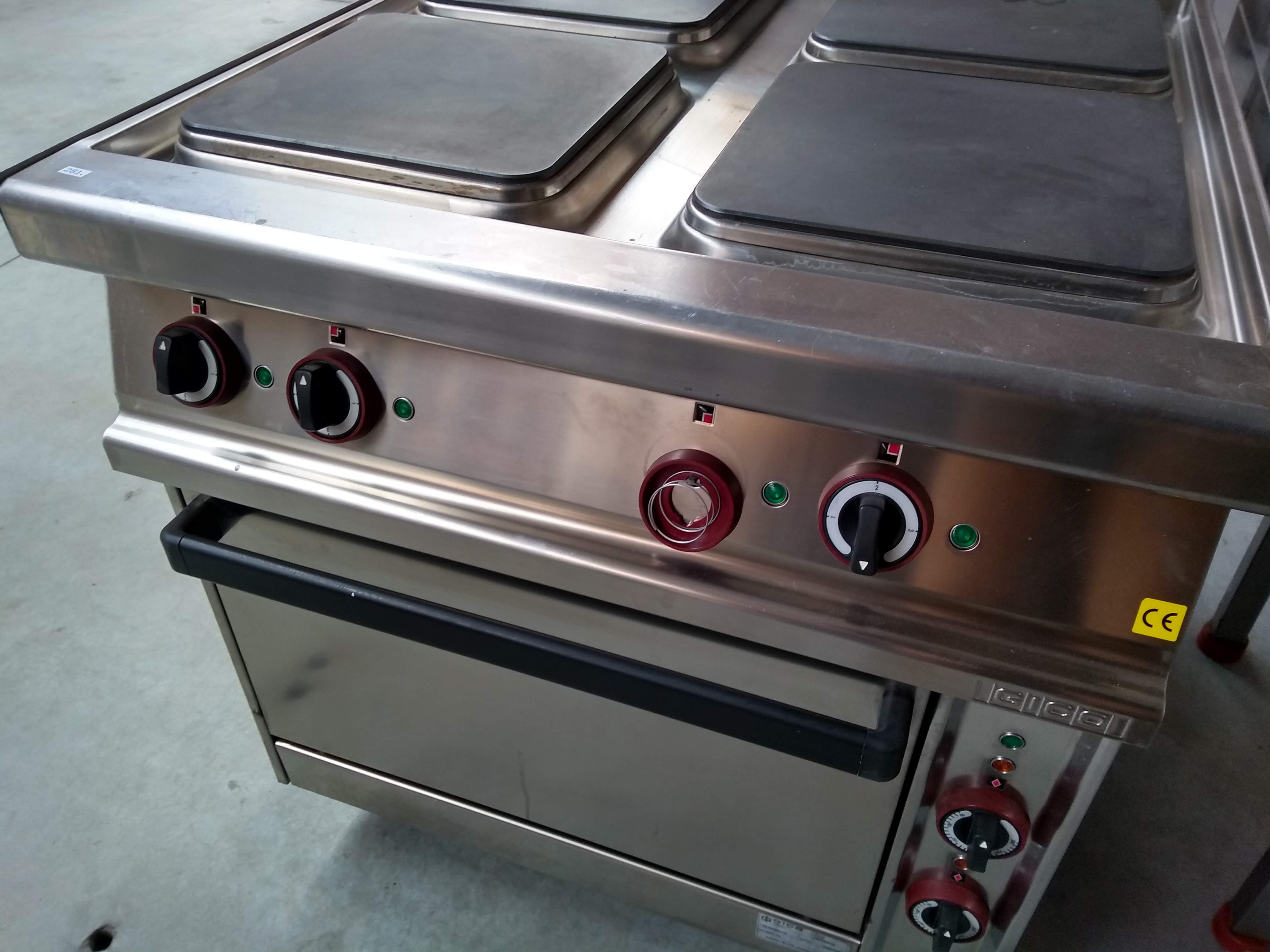 Kookfornuis Gico tweedehands met oven 900/050 FE | Bart Rotsaert Machinery