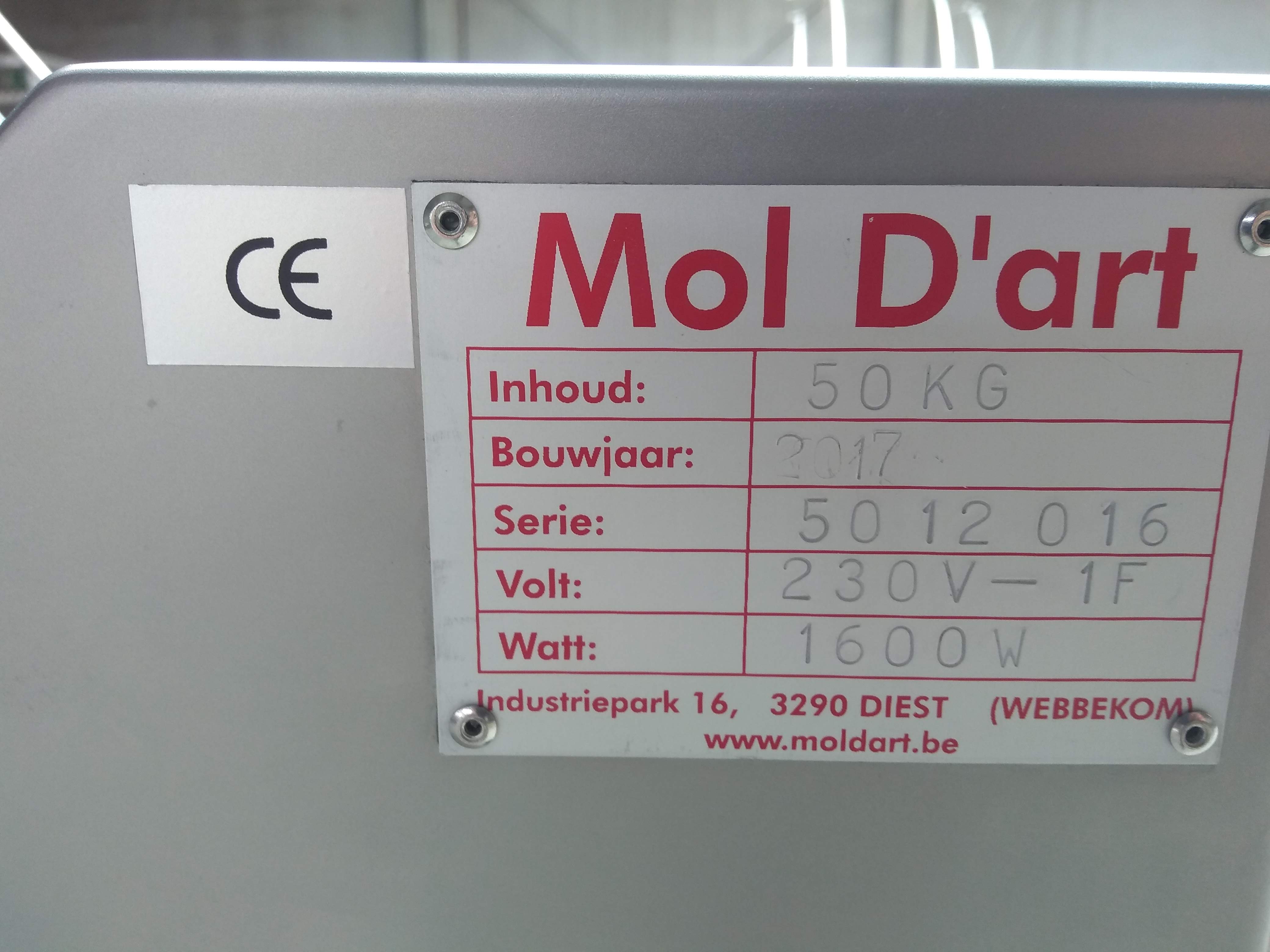 Chocolade gietmachine Mol d'art tweedehands te koop | Bart Rotsaert ...